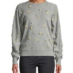 Joie | Sweaters | Joie Jesiah Embellished Faux Pearl Pullover ...